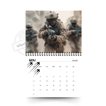 2026 Military Calendar | 12 Month Calendar | Army Images Calendar | War ...