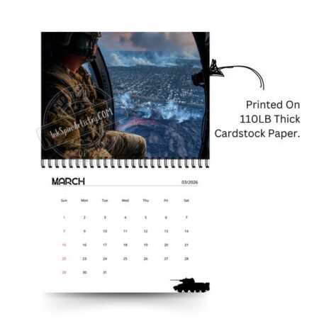 2026 Military Calendar | 12 Month Calendar | Army Images Calendar | War ...